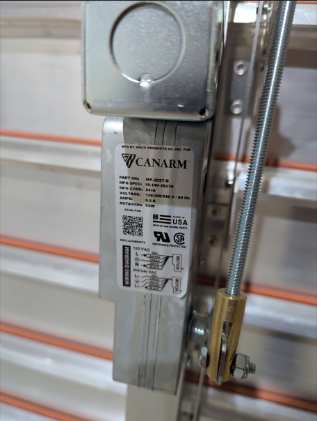 MOTORIZED SHUTTER • South Country Livestock Equipment